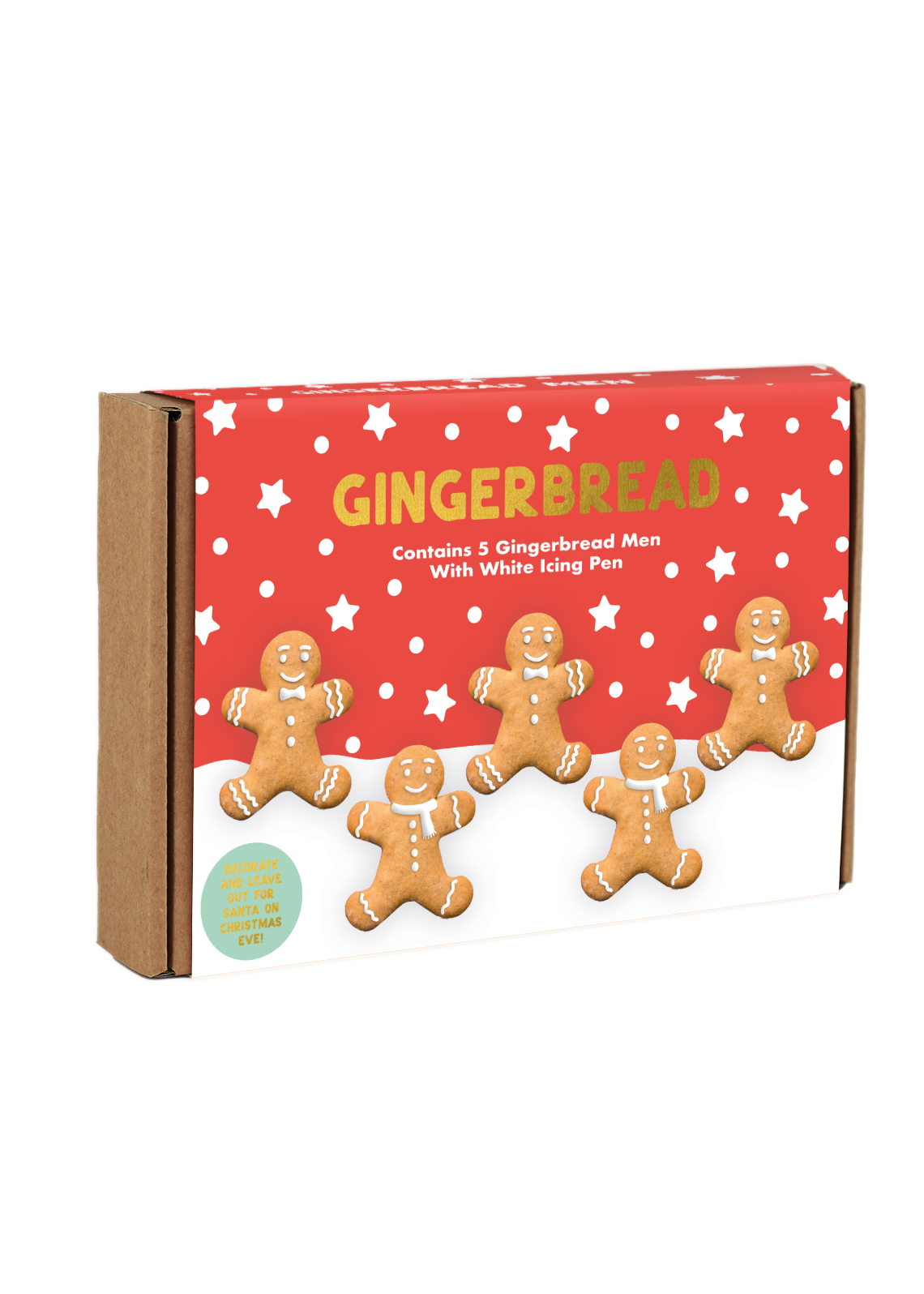 Letterbox Gingerbread Men Biscuits Decorating Kit – Treat Kitchen