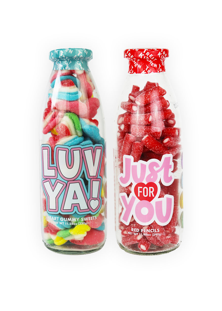 "Luv Ya!" & "Just For You" Sweets In Bottle Duo Pack – Treat Kitchen