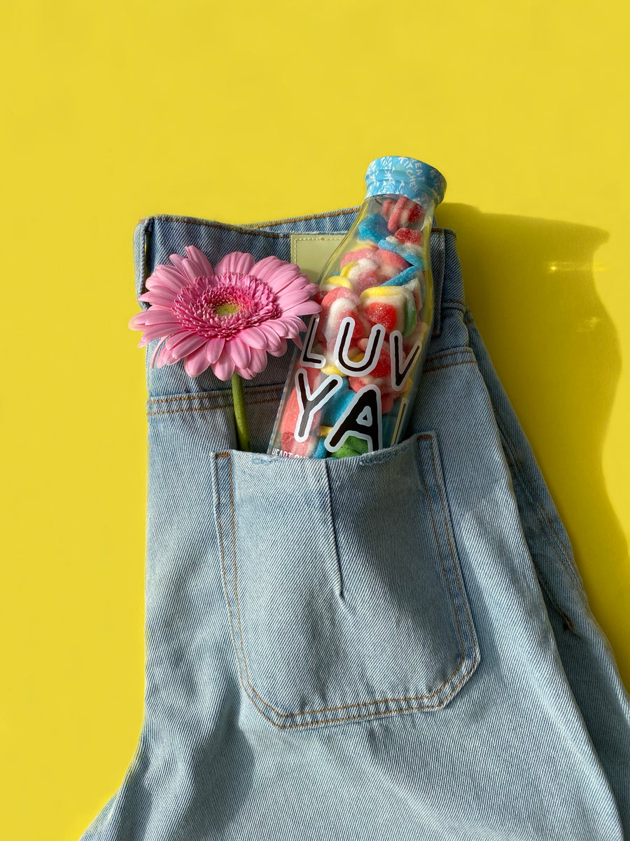 Luv Ya! - Gummy Hearts Sweets in Message Bottle | Perfect Gift for ...